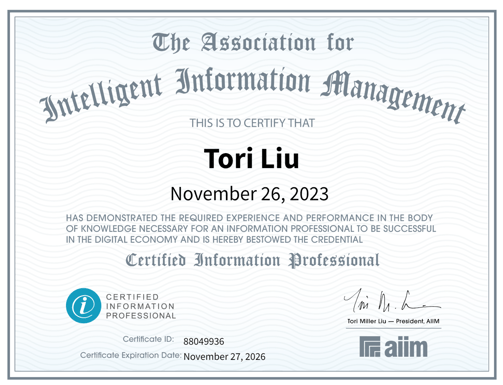 My CIP Story: Using Certification to Advance Myself and Others